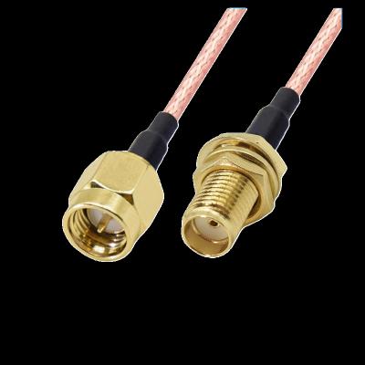 China AntennaHome AHCG RG178J L150 SMA K SMA J cable assembly suitable for RF transmit and receive systems for sale
