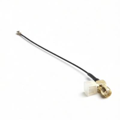 China AntennaHome AHCG.102 L100 RF cable assembly featuring SMA B IPX connector and black copper cable for sale