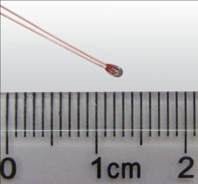 China Stable and precise temperature sensing thermistor ATI ATH10K1R25T70 with glass encapsulated design for sale