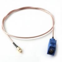 China RF coaxial adapter cable BAT WIRELESS BWMCXJ-FAKRAC-RG178L500 with MCX male and FAKRA C connectors for sale