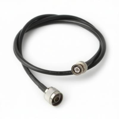 China RF coaxial adapter cable BAT WIRELESS BWNJ-BNCJ-RG58L1000 RG58 cable for WiFi GPS and IoT communication for sale