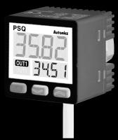 China Dual LCD pressure sensor Autonics PSQ-C01CU-RC1/8 with one touch connector and polycarbonate case for sale