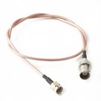 China Durable wireless RF coaxial adapter cable BAT WIRELESS BWSMAJ-BNCK-RG316L500 RG316 cable 500mm length for sale