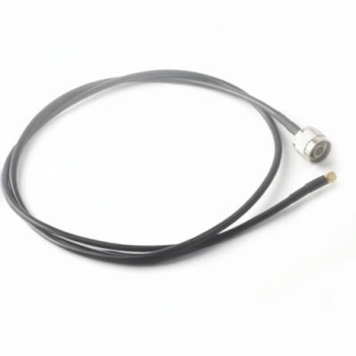 China RF coaxial adapter cable BAT WIRELESS BWNJ-MMCXWJ-RG58L1000 with RG58 cable and MMCX right angle connector for sale