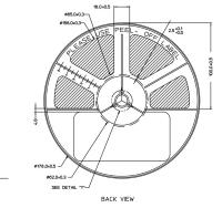 China Broadcom AEDR 9830A 102 three channel reflective encoder designed for commercial automotive and industrial environments for sale