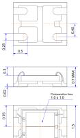China Near Infrared Dual Channel Silicon Photomultiplier Broadcom AFBR-S4P11P012R for Precise Light Sensing for sale