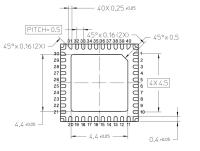 China Programmable 25 bit single turn absolute encoder Broadcom AR25 AS01 for space constrained applications for sale