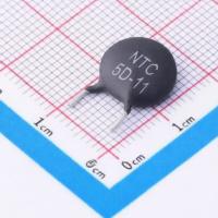 China NTC Thermistor Dersonic MZ05011D14A00 Featuring Tin Plated Steel Wire Leads and Black PF Resin Coating for sale