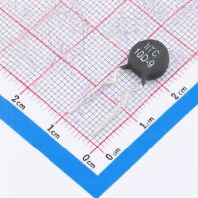 China Temperature Protection Thermistor DGCX NTC10D-9KBF09E with Phenolic Resin Encapsulation and Black Color for sale