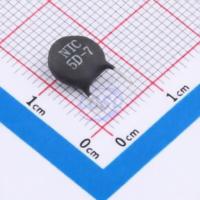 China Black color thermistor DGCX NTC5D-7SMF03E with tinned CP wire leads and silicone resin encapsulation for sale