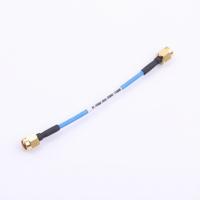 China SMA Male connector RG086 cable assembly HenryTech HL-SMAM-086-SMAM-100MM 100mm length signal cable for sale
