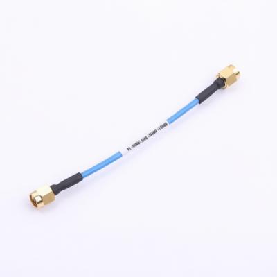 China SMA Male connector RG086 cable assembly HenryTech HL-SMAM-086-SMAM-100MM 100mm length signal cable for sale