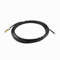 China 1.5DS low loss RF cable with gold plated SMA male connector HJ Tech 3C2033A03-017 black cable 2544mm length for sale