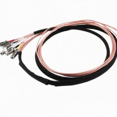 China RG179 Coaxial Cable Assembly Featuring Double Silver Plated Core and HJ Tech 3C1719F01-009 Connector for sale