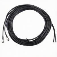 China Durable RF Cable with SMA Male Connector HJ Tech 3C2033A03-016 Low Loss 1.5DS Black Communication Cable for sale