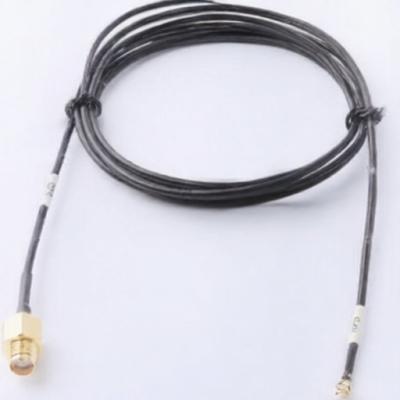 China High frequency RF cable assembly HJ Tech 3C0621A04-002 RG178 50 OHM SMA female to MHF-1 plug DC 6GHz for sale
