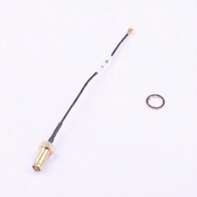 China HJ Tech HJ IPEX1 SMA RG1 32 100mm Cable Assembly Rated for 120V 15A and Operating Temperature Range for sale