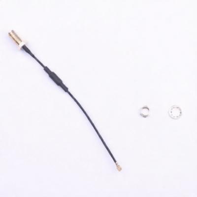China HJ Tech HJ-1.17-SMA-IPEX1-L 125mm precision cable connector ideal for wireless network applications for sale