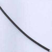 China Micro coaxial cable assembly featuring HJ Tech 3C0618Q01-001 RG178 silver tin wire brown cable with heat shrink tubing for sale