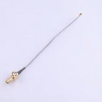 China Gold finished RF cable assembly HJ Tech HJ-IPEX1-SMA-RG1.32-138mm for stable electrical performance for sale