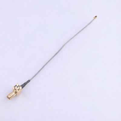 China Gold finished RF cable assembly HJ Tech HJ-IPEX1-SMA-RG1.32-138mm for stable electrical performance for sale