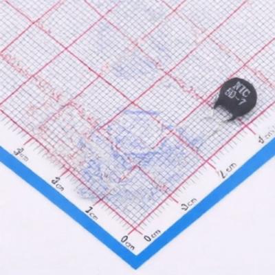 China Black Coated NTC Thermistor KNSCHA 206RV160 with Metal Oxide Materials and Phenolic Aldehyde Wrapper for sale