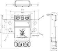 China Industrial DC current sensor Isabellenhuette IVT-S-100-U3-I-CAN2-12/24 with modular design and CAN 2.0a interface for sale