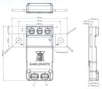 China Industrial DC current sensor Isabellenhuette IVT-S-100-U3-I-CAN2-12/24 with modular design and CAN 2.0a interface for sale