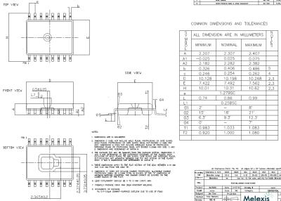 China Automotive qualified Melexis MLX90821LXG-DBA-008-RE pressure sensor with calibration and diagnostic capabilities for sale