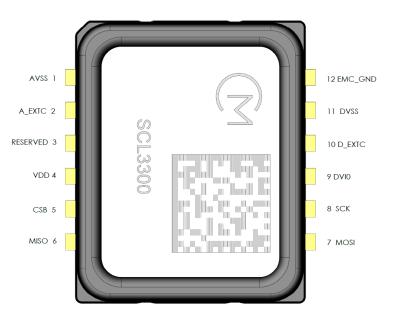 China 3 axis inclinometer sensor muRata SCL3300-D01 featuring digital SPI interface and capacitive 3D MEMS for sale