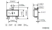 China Magnetic sensor muRata MRSS29E suitable for on off magnetic field detection in industrial equipment for sale