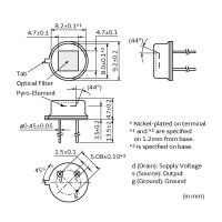 China General purpose pyroelectric sensor muRata IRA-S510ST01 featuring high sensitivity and signal to noise ratio for sale