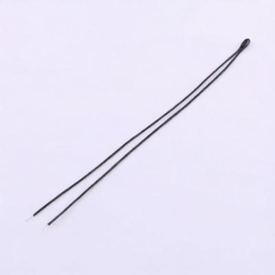 China Temperature control NTC thermistor Nanjing Shiheng Elec MF52D 104F3950-100 with black epoxy resin encapsulation for sale