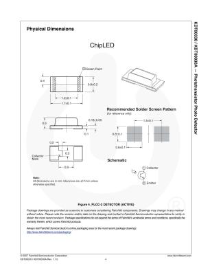 China Phototransistor sensor onsemi KDT00030ATR solution for ambient light sensing in electronic devices for sale
