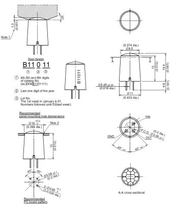China EKMC4693111K PIR motion sensor ideal for applications requiring accurate detection of human movement for sale