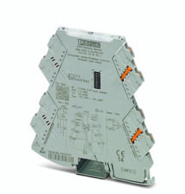 China Configurable analog frequency transducer Phoenix Contact 2902031 with screw push in connection and dual switching outputs for sale