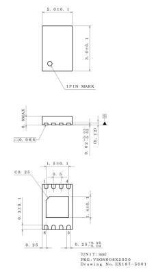 China Addressable digital temperature sensor ic ROHM BH1900NUX TR with compact package and thermostat mode for sale