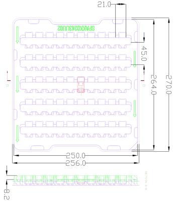 China Indoor volatile organic compound sensor SHARP A1DU5P2CP005B with UART 9600 baud rate and I2C support for sale