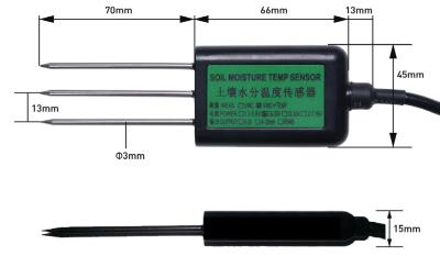 China Durable Soil Moisture and Temperature Sensor Seeed 314990620 Featuring MODBUS RTU RS485 Protocol for sale