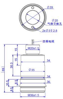 China Laser Methane Sensor Element MGLD2170-G for Precise Measurement in Petroleum and Chemical Industries for sale
