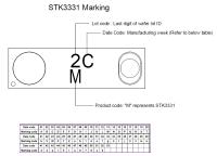 China Infrared light to digital converter SENSORTEK STK3331-A with ambient light sensing and on chip timing controller for sale