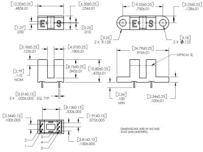 China TT Electronics OPB625 optical switch featuring integrated photodiode and linear amplifier for switching for sale