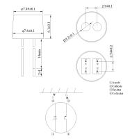 China reflective sensor TONYU DY-ITR20001-C with ambient light rejection and RoHS compliant Pb free design for sale