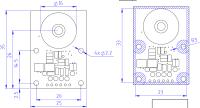 China Compact TE Connectivity G-TPMO-025 temperature sensor for contactless infrared measurement in OEM systems for sale
