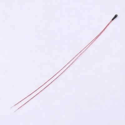 China Temperature Sensor Epoxy Encapsulated Thermistor SURGING MF52B103F3435L100 with 10K Resistance and 100mm Wire Leads for sale