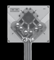 China Stacked Rosette Strain Gage 0 45 90 Encapsulated Constantan with Vinyl Cable Vishay Micro Measurements MMF405966 for sale