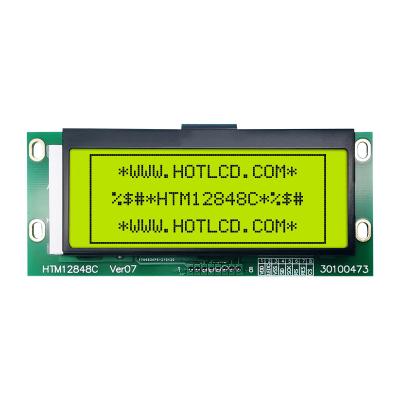 China 128x48 Matrix Graphic LCD Module With SPI Interface HTM12848C for sale