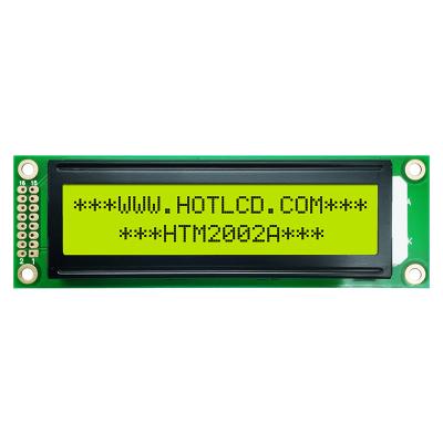 China 20x2 MCU Character LCD Module Practical With Green Backlight HTM2002A for sale
