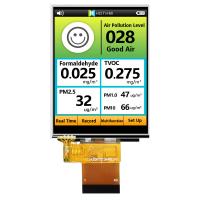 China 3.2 Inch TFT LCD Display With Resistive Touch Panel for sale