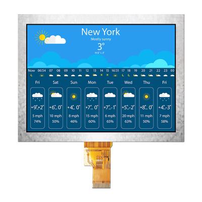 China 8 Inch TFT LCD Display | 1024x768 Resolution LVDS Interface for sale